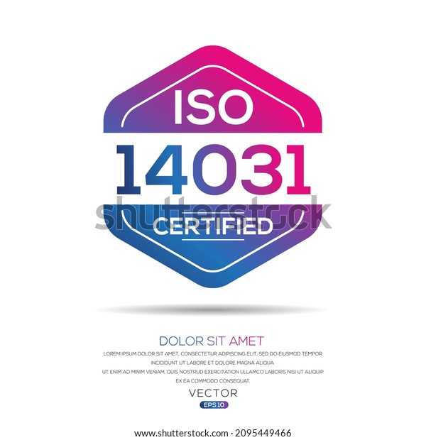 Creative Iso 14031 Standard Quality Symbol Stock Vector (Royalty Free ...
