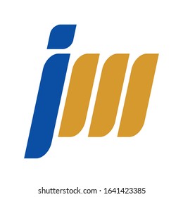 Creative Jm Logo Design Financial Business Stock Vector (Royalty Free ...