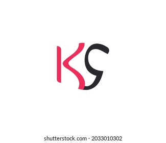 Creative Ks Letter Logo Design Template Stock Vector (Royalty Free ...