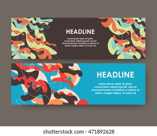 Creative Layout Spotted Background Modern Template Stock Vector ...