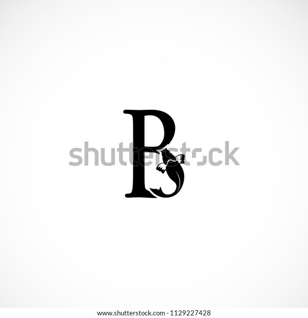 Creative Letter B Fish Design Vector Stock Vector (Royalty Free ...