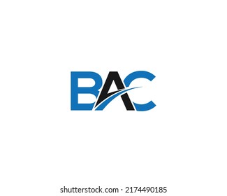 Creative Letter Bac Logo Design Concept Stock Vector (Royalty Free ...