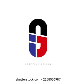 Creative Letter Branding Gij Initial Logo Stock Vector (Royalty Free ...