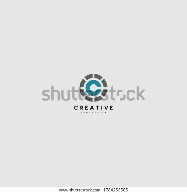 Creative Letter C Sign Logo Design Stock Vector (Royalty Free ...