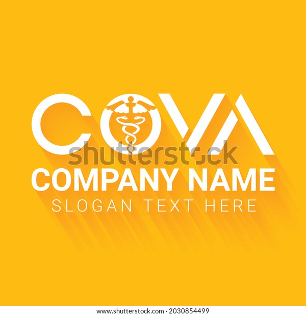 Creative Letter Cova Logo Design Template Stock Vector (Royalty Free ...