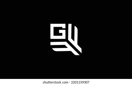 Creative Letter Gff Logo Design Stock Vector (Royalty Free) 2201159307 ...