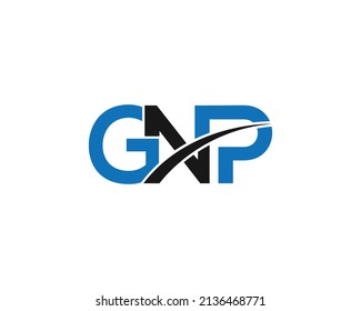 Creative Letter Gnp Logo Icon Design Stock Vector (Royalty Free ...
