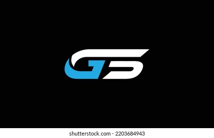Creative Letter Gs Monogram Hexagon Logo Stock Vector (Royalty Free ...