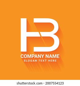 Creative Letter Hb Logo Design Template Stock Vector (Royalty Free ...