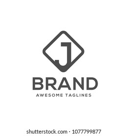 Creative Letter J Logo Design Template Stock Vector (Royalty Free ...