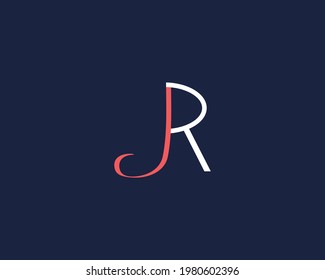 Creative Letter Jr Logo Design Vector Stock Vector (Royalty Free ...
