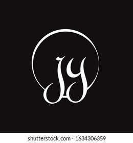 Creative Letter Jy Logo Design Vector Stock Vector (Royalty Free ...