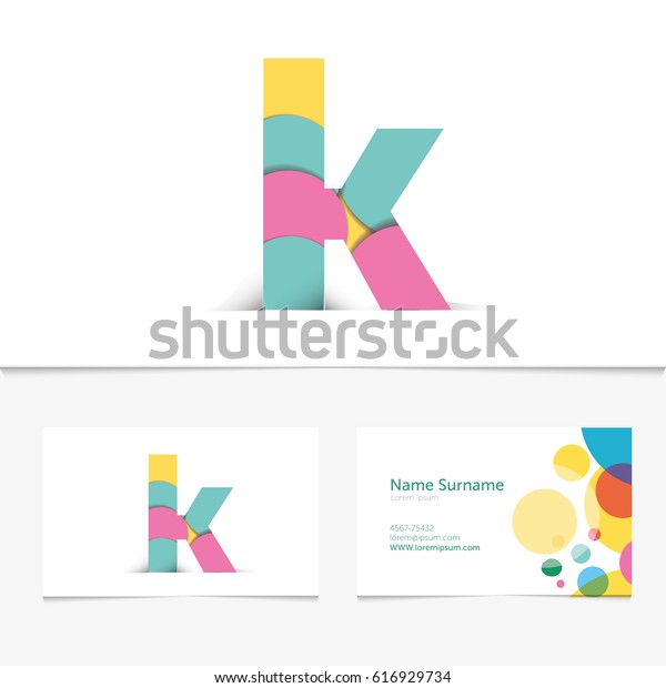 Creative Letter K Design Vector Template Stock Vector (Royalty Free ...