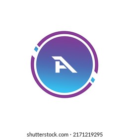 Creative Letter Logo Design Point Dot Stock Vector (Royalty Free ...
