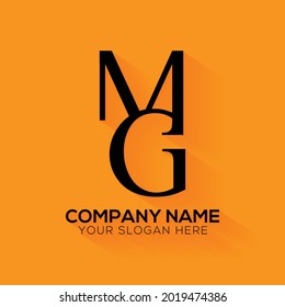 Creative Letter Mg Logo Design Template Stock Vector (Royalty Free ...