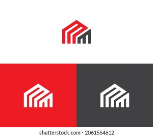 Creative Letter Mm Logo Design Stock Vector (Royalty Free) 2061554612 ...