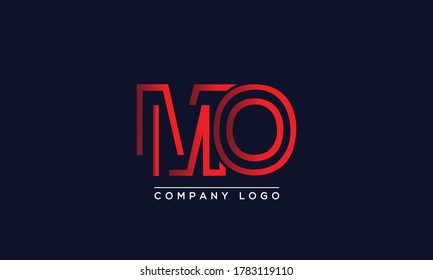Creative Letter Mo Logo Design Vector Stock Vector (Royalty Free ...