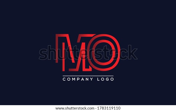 Creative Letter Mo Logo Design Vector Stock Vector (Royalty Free ...