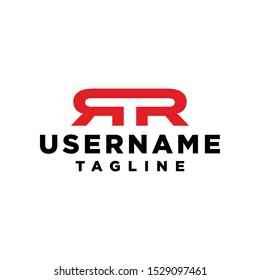 Creative Letter Rr Circle Logo Design Stock Vector (Royalty Free ...