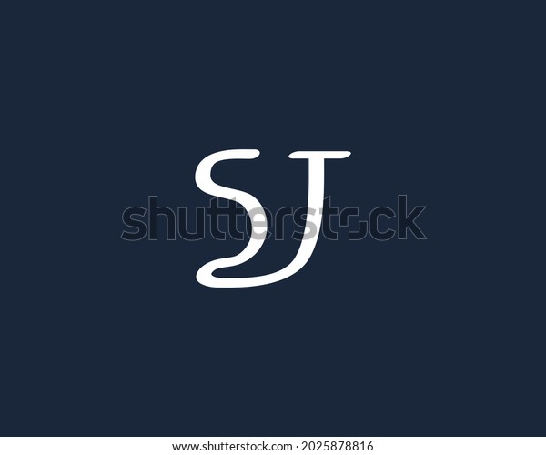 Creative Letter Sj Logo Design Vector Stock Vector (Royalty Free ...