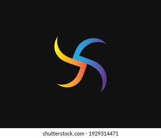 Creative Letter Ss Logo Design Vector Stock Vector (Royalty Free ...