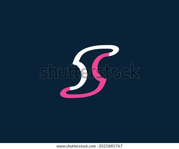 Creative Letter Ss Logo Design Vector Stock Vector (Royalty Free ...