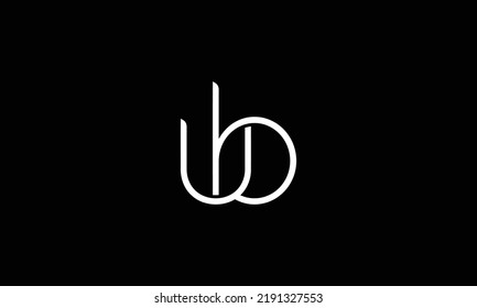 Creative Letter Ub Bu Monogram Logo Stock Vector (Royalty Free ...