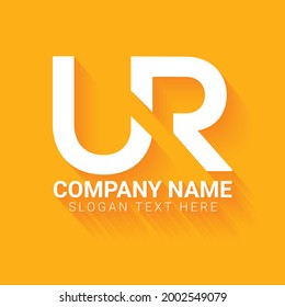Creative Letter Ur Logo Design Template Stock Vector (Royalty Free ...