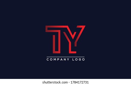 Creative Letters Ty Logo Design Vector Stock Vector (Royalty Free ...