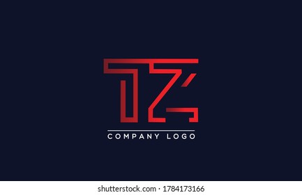 Creative Letters Tz Logo Design Vector Stock Vector (Royalty Free ...