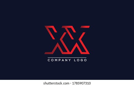 Creative Letters Xx Logo Design Vector Stock Vector (Royalty Free ...