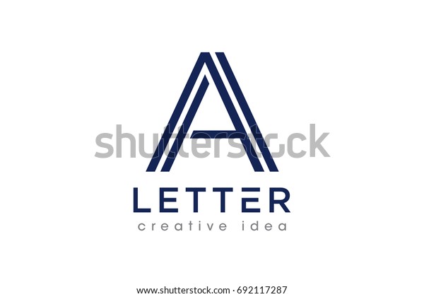 Creative Line Art Concept Logo Design Stock Vector (Royalty Free ...