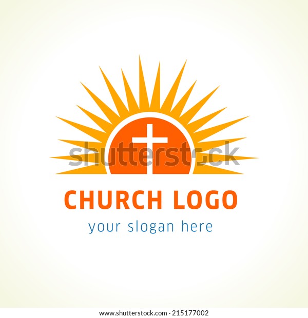 Creative Logo Concept Churches Christian Organizations Stock Vector ...