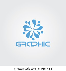 Creative Logo Design Unique Symbol Water Stock Vector (Royalty Free ...