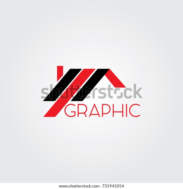 Creative logo design and Unique symbol with house.
