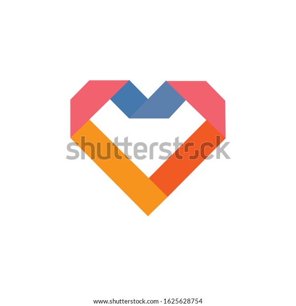Creative Love Logo White Background Stock Vector (Royalty Free ...