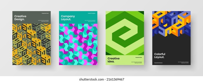 Creative Magazine Cover Design Vector Illustration Stock Vector ...