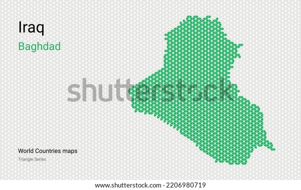 Creative Maprepublic Iraq Political Map Baghdad 库存矢量图（免版税）2206980719 | Shutterstock