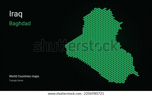 Creative Maprepublic Iraq Political Map Baghdad: เวกเตอร์สต็อก (ปลอดค่าลิขสิทธิ์) 2206980721 ...