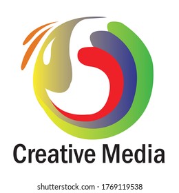 Creative Media Logo Conceptual Design Illustration Stock Vector ...