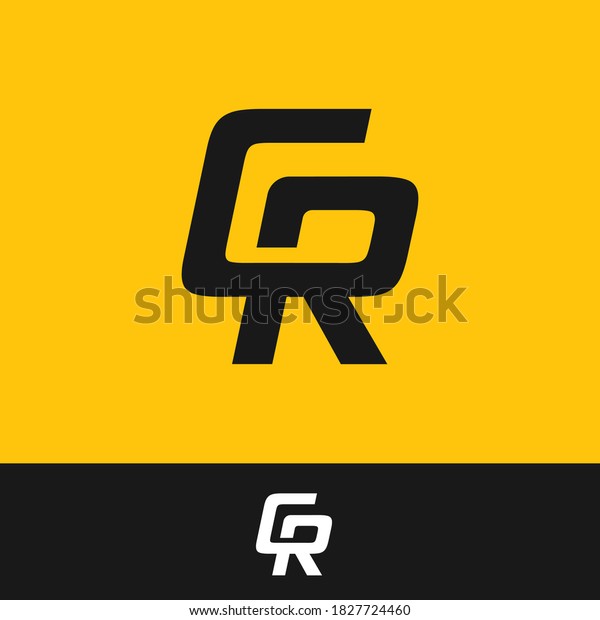 Creative Minimal Cr Logo Icon Design Stock Vector (Royalty Free ...