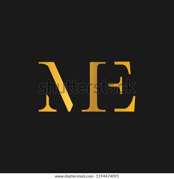 Creative Minimal Me Logo Icon Design Stock Vector (Royalty Free ...