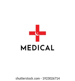 Creative Minimal Medical Logo Template Stock Vector (Royalty Free ...
