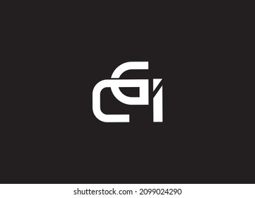 Creative Minimalist Cpi Logo Design Letters Stock Vector (Royalty Free ...