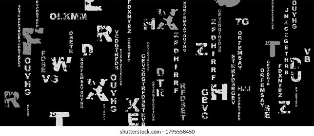 Creative Modern Background Letters Stock Vector (Royalty Free ...