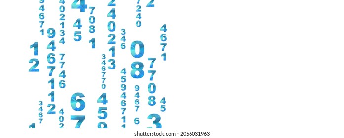 Creative Modern Background Numbers Stock Vector (Royalty Free ...