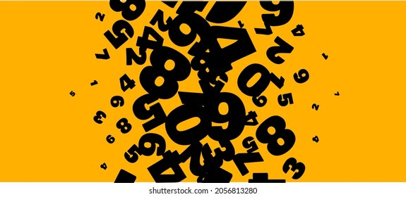 Creative Modern Background Numbers Stock Vector (Royalty Free ...