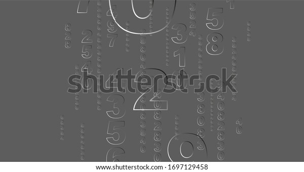 Creative Modern Background Numbers Stock Vector (Royalty Free ...