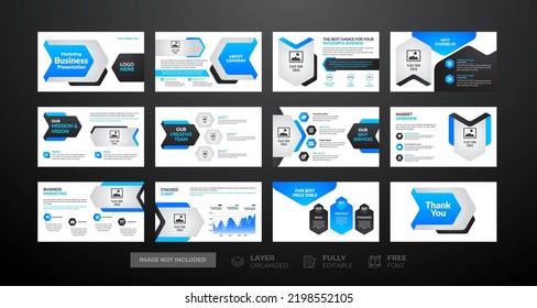 164 Modern Slide Deck Template Images, Stock Photos & Vectors ...