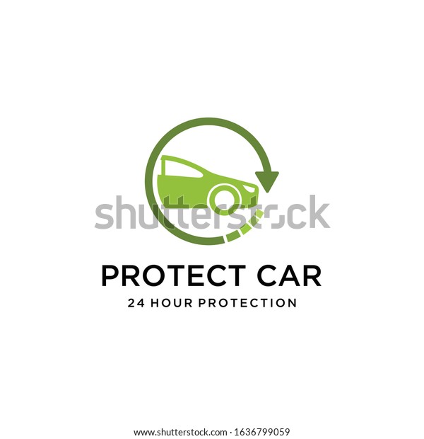 Creative Modern Car Protection Logo Design Stock Vector (Royalty Free ...